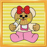 CUTE BEAR SQUARES 2 | OregonPatchWorks